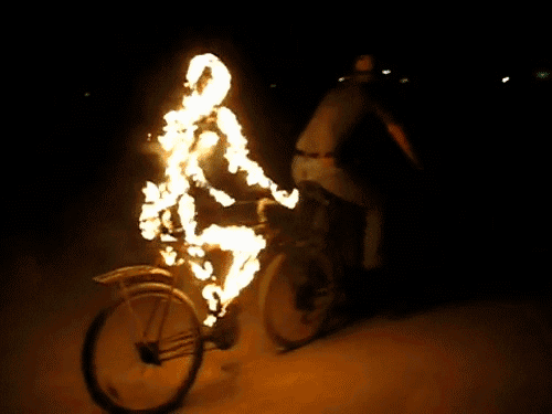 Flaming GIFs on Giphy