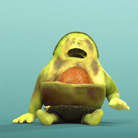 Sad Avocado Toast GIF by WHOLLY GUACAMOLE - Find & Share on GIPHY