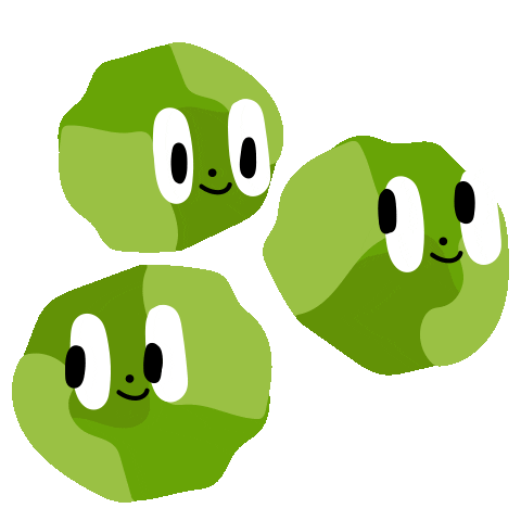 Happy Brussels Sprouts Sticker by harrietphillips for iOS & Android | GIPHY