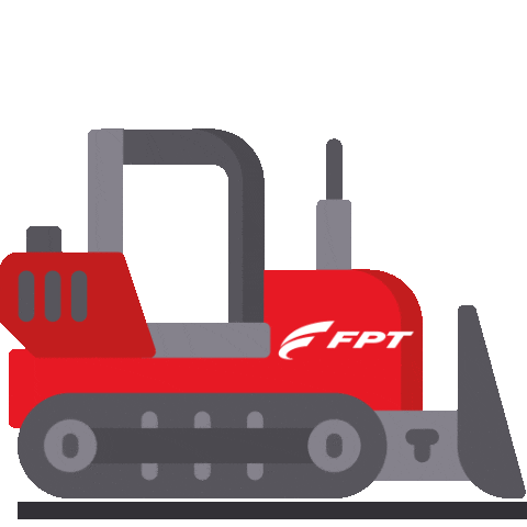 Construction Bulldozer Sticker by FPTIndustrial for iOS & Android | GIPHY