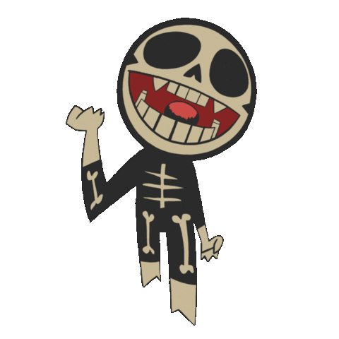 Walking Skull Sticker by Gorillaz for iOS & Android | GIPHY