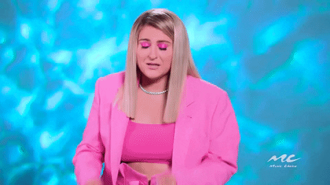 Meghan Trainor Reaction GIF by Music Choice - Find & Share on GIPHY