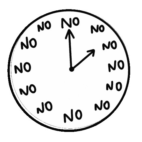 Clock No Sticker for iOS & Android | GIPHY