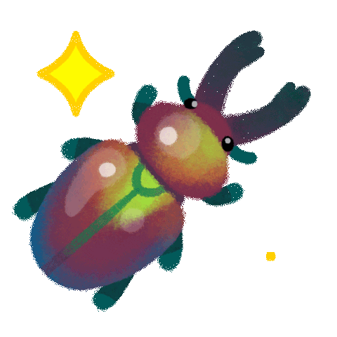 Stag Beetle Insect Sticker by pikaole for iOS & Android | GIPHY