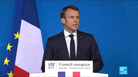 Emmanuel Macron President GIF by Le Figaro - Find & Share on GIPHY