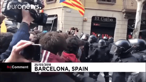 Police Spain GIF by euronews - Find & Share on GIPHY