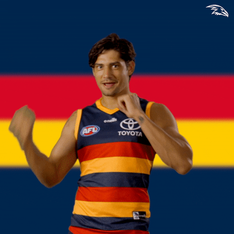 Afl Yes GIF by Adelaide Crows - Find & Share on GIPHY