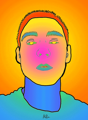 Self Portrait GIF by Miron - Find & Share on GIPHY
