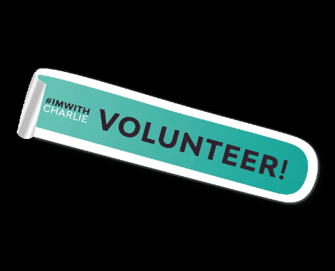 Sticker Volunteer GIF by CharlieClark2020 - Find & Share on GIPHY