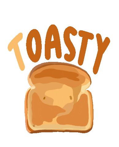 Bread Toast Sticker for iOS & Android | GIPHY