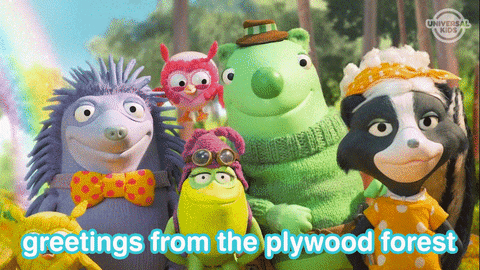 Happy Forest GIF by Universal Kids - Find & Share on GIPHY