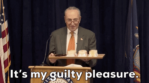 Chuck Schumer Cheesecake GIF - Find & Share on GIPHY
