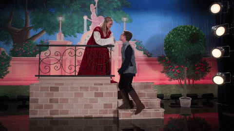 Romeo And Juliet Kiss GIF by ABC Network - Find & Share on GIPHY