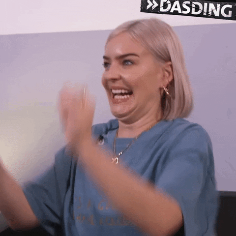 Happy Anne-Marie GIF by DASDING - Find & Share on GIPHY