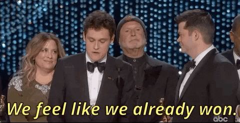 We Feel Like We Already Won Phil Lord GIF by The Academy Awards - Find ...