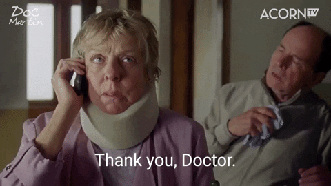 Doc Martin Thank You GIF by Acorn TV - Find & Share on GIPHY