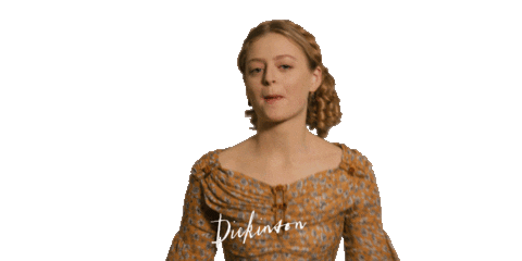 Emily Dickinson Dance Sticker by Apple TV for iOS & Android | GIPHY