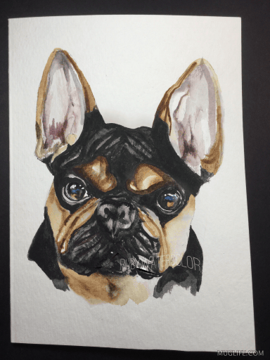 Dog I painted for a redditor 🐶 : r/gifs