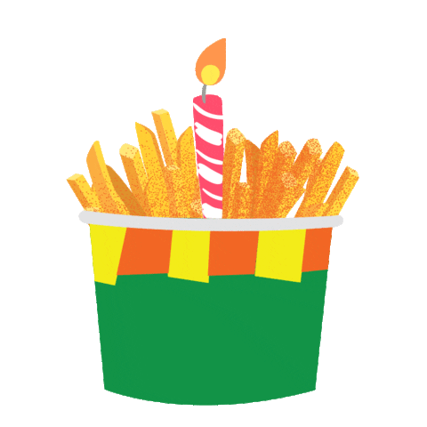 Celebration Birthday Sticker by Potato Corner PH for iOS & Android | GIPHY