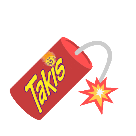 Explosion Burning Sticker by Takis Canada for iOS & Android | GIPHY