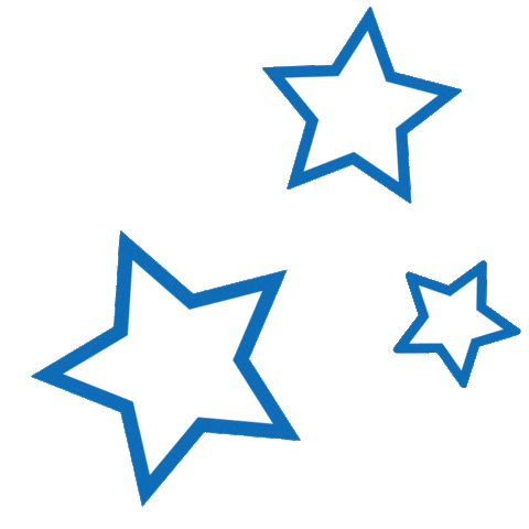 Blue Stars Sticker by Create Cultivate for iOS & Android | GIPHY