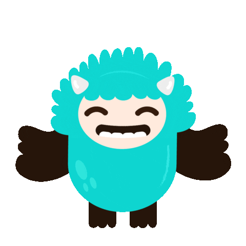 Happy Little Monster Sticker by OxEducation for iOS & Android | GIPHY
