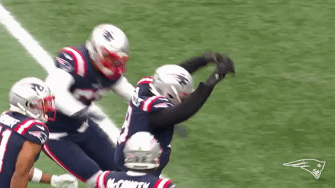 Football Reaction GIF by New England Patriots - Find & Share on GIPHY