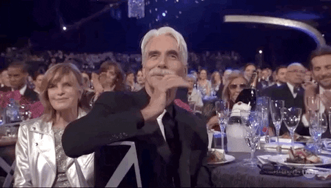 Sam Elliott Applause GIF by SAG Awards - Find & Share on GIPHY