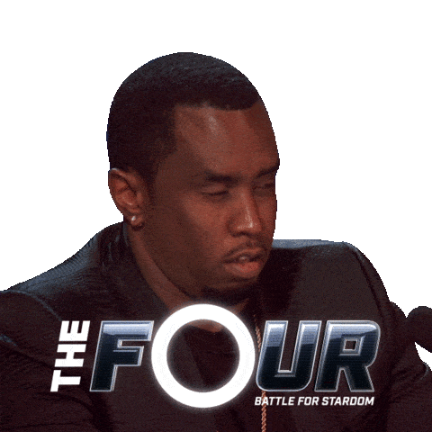 Shocked P Diddy Sticker by The Four for iOS & Android | GIPHY