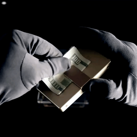 Gold Money Clip GIF by MANI WONDERS - Find & Share on GIPHY