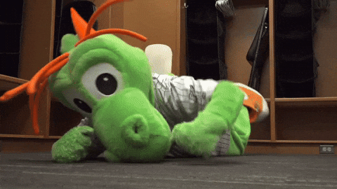 Sad Mascot GIF by Homer the Dragon - Find & Share on GIPHY