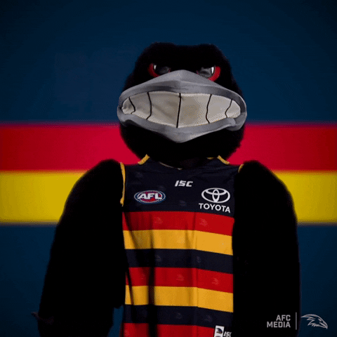 Afl Claude GIF by Adelaide Crows - Find & Share on GIPHY