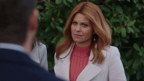 Turn Around Look GIF by Hallmark Movies & Mysteries - Find & Share on GIPHY