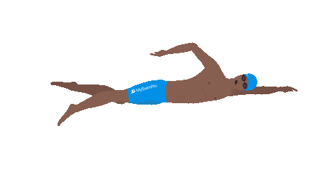 Swim Swimming Sticker by MySwimPro for iOS & Android | GIPHY