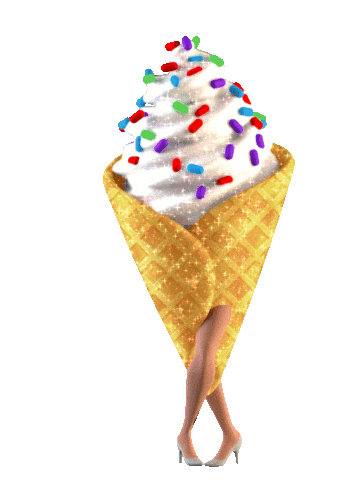 Ice Cream Dancing Sticker by saucehoee for iOS & Android | GIPHY