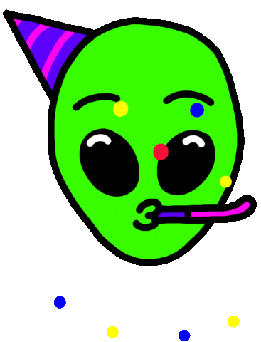 Excited Happy Birthday Sticker by T A R V E R for iOS & Android | GIPHY