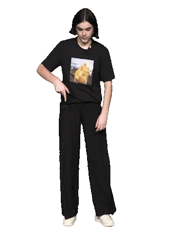 Pointing Down Sticker by BENEE for iOS & Android | GIPHY