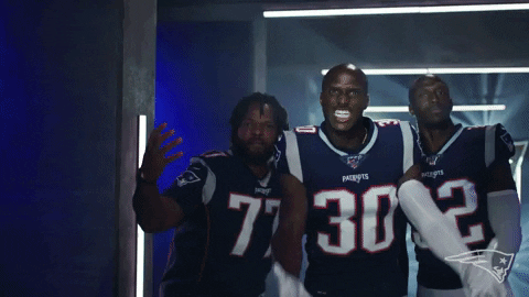 Get Up Football GIF by New England Patriots - Find & Share on GIPHY