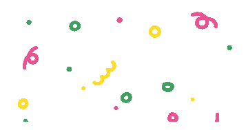 Confetti Sticker by THE RECORDER FACTORY for iOS & Android | GIPHY