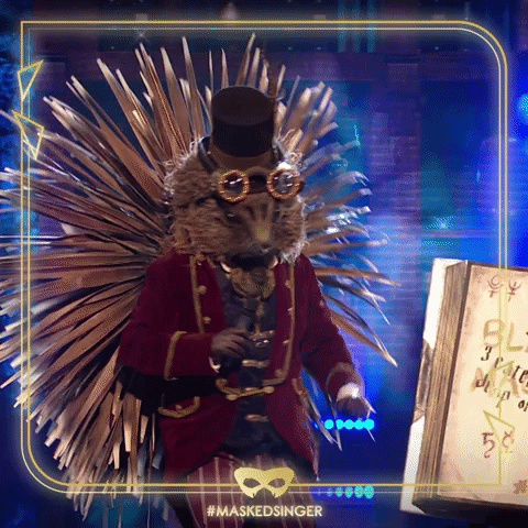 Hands Up Hedgehog GIF by The Masked Singer UK - Find & Share on GIPHY
