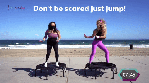 Jump Around GIF by Hip Shake Fitness - Find & Share on GIPHY