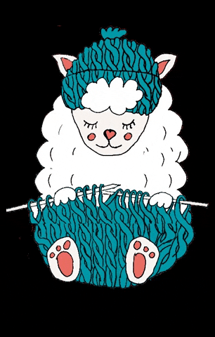 Sheep Knitting GIF by paternsfamily - Find & Share on GIPHY