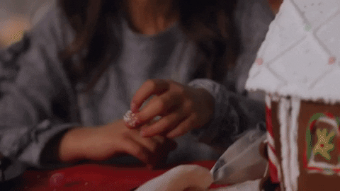 Decorating Gingerbread House GIF by Hallmark Movies & Mysteries - Find ...