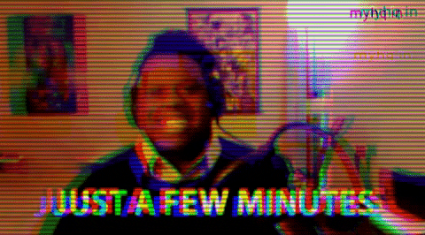 Just A Little Bit Brb GIF by myHQ - Find & Share on GIPHY