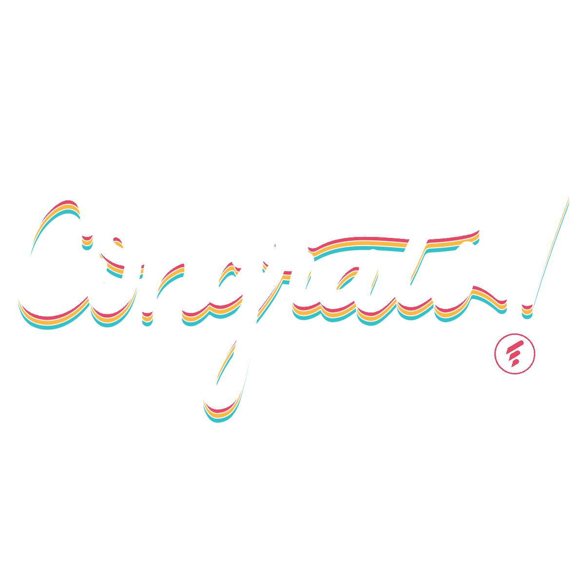 Congrats Sticker by FIT by Katy for iOS & Android | GIPHY
