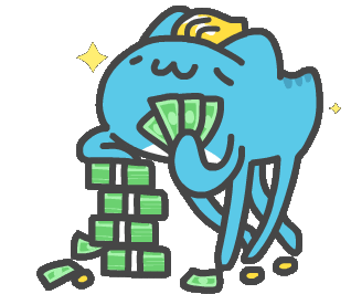 Cat Money Sticker by Capoo for iOS & Android | GIPHY