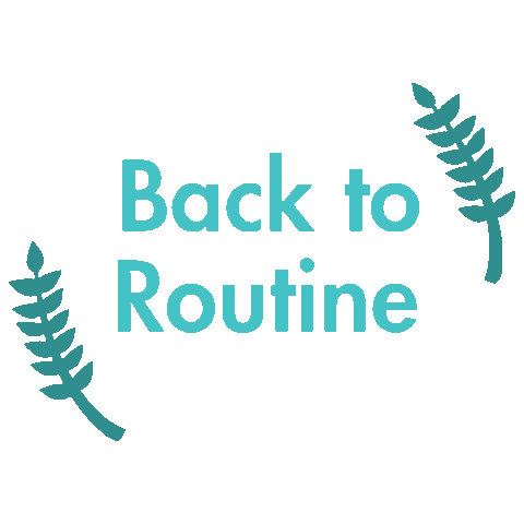 Back To Routine Sticker by Makeitgrain for iOS & Android | GIPHY