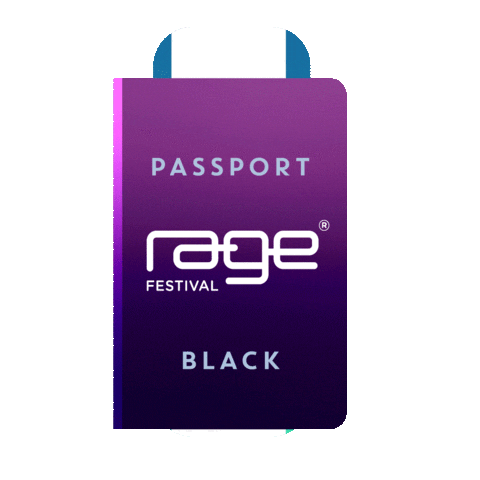 Passport Rage 2019 Sticker by Rage Festival for iOS & Android | GIPHY