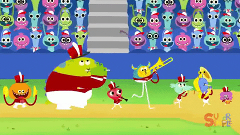 Marching Band GIF by Super Simple - Find & Share on GIPHY