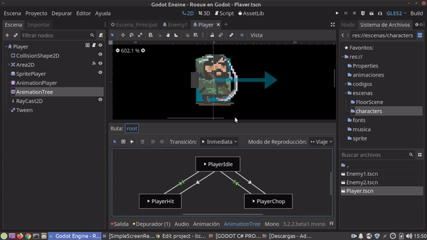 GitHub - kone9/Rogue-en-Godot-cSharp: Godot engine-Roguelike siguiendo un tutorial de unity en ...